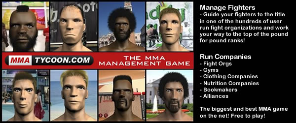 MMA Tycoon - Free to play Sports browser game